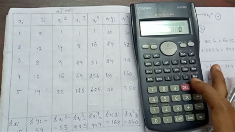 Fitting Parabola Equation Second Degree Equation Curve Fitting Procedure Youtube