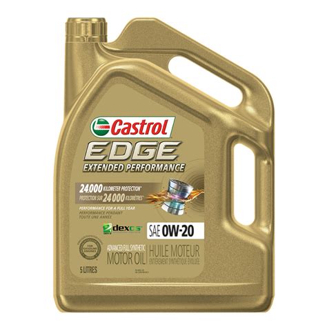 Castrol Edge Extended Performance 5w20 Synthetic Engine Motor Oil 5 L