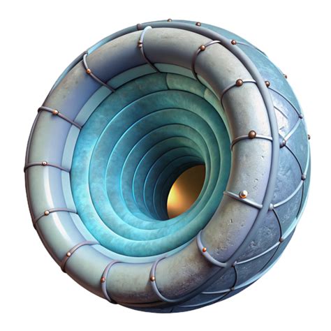 Elegant Artistic Quantum Tunneling Effect Diagram Isolated Detailed 57855027 Png