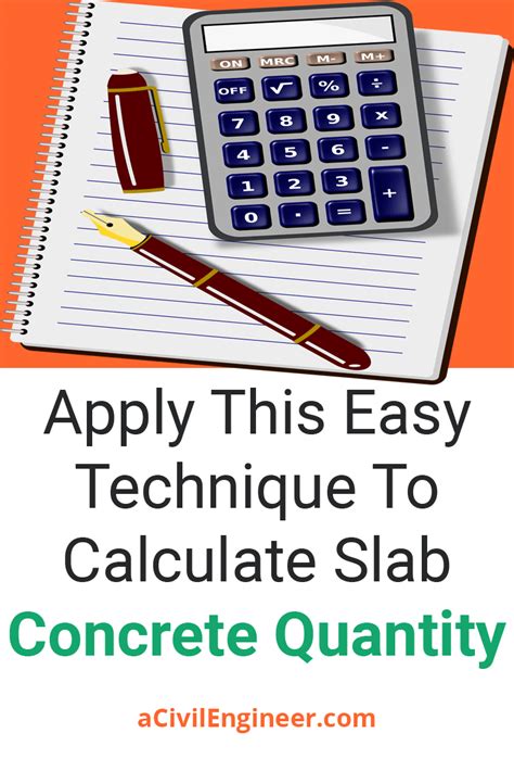 How To Calculate Concrete Quantity For Slabs A Civil Engineer In 2020