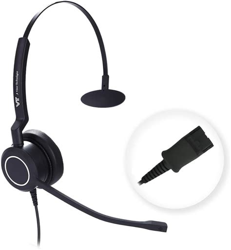 Mono Plantronic Qd Headset With Microphone For Cables