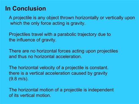 Projectile Motion Grade 9 Ppt