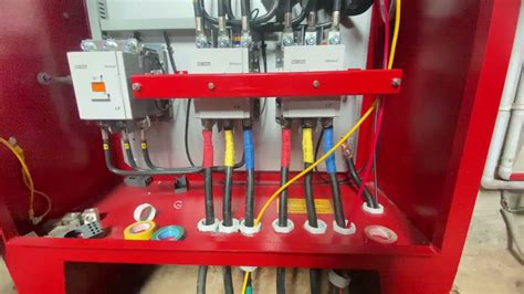 Fire Pump Control Panel Complete Cable Connection Naffco Control Panel Cable Connection
