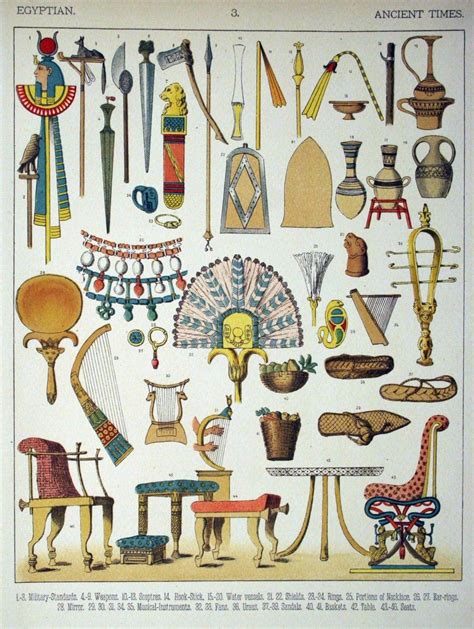 Egyptian Household Appliances Priestly Clothing Schenti And Kalasiris