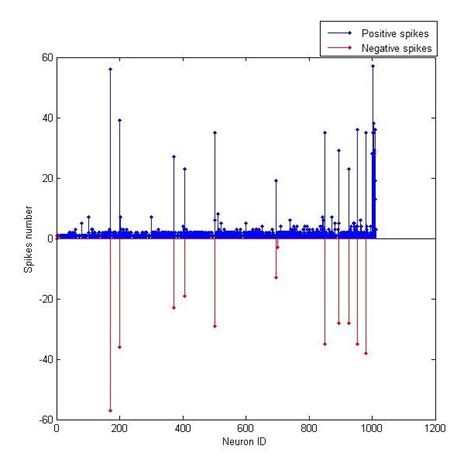 Spike Emitted From Each Neurons Either Positive Or Negative Spike Download Scientific Diagram
