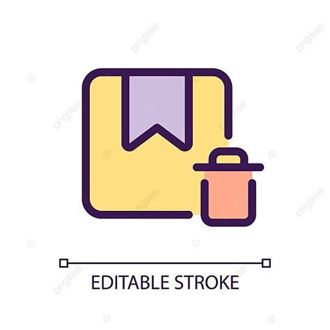 pixelperfect ui icon for removing an order with rgb coloring vector