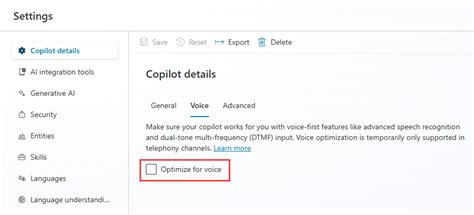 Configure Voice Capabilities Microsoft Copilot Studio Microsoft Learn