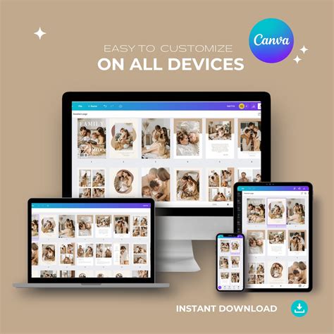 Editable Canva Template For Personalized Magazine Etsy