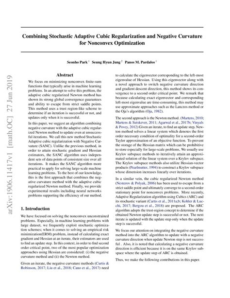 Combining Stochastic Adaptive Cubic Regularization With Negative Curvature For Nonconvex