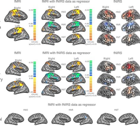 Group Fmri And Fnirs Hemodynamic Response During Motor Action And Motor