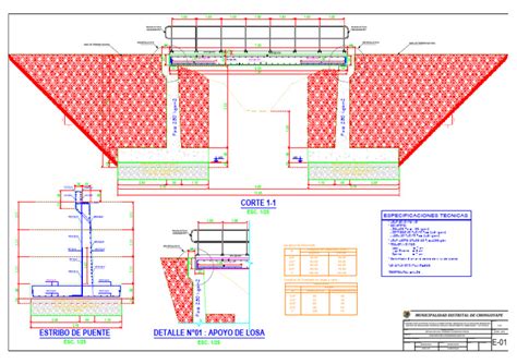 Estructuras Puente Losa Mojonazgo Model Pdf