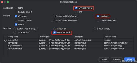 Idea中springboot3项目database工具mybatis Plus3生成器idea Database可以生成mybatis Plus Csdn博客