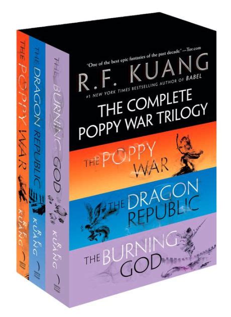 The Complete Poppy War Trilogy Boxed Set The Poppy War The Dragon Republic The Burning God