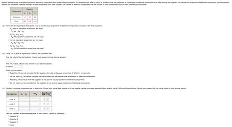 A Formulate The Hypotheses That Can Be Used To Test