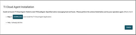 IWR ISK ODS Could Not Launch TI Cloud Agent Sensors Forum Sensors TI E E Support Forums