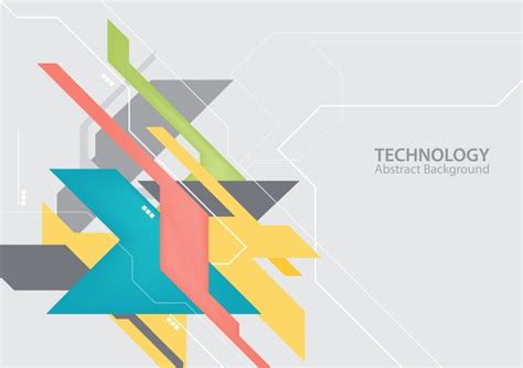 Abstract Tech Background Vector Images Over