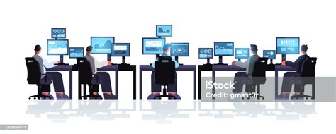 상인 팀 주식 시장 브로커는 직장에서 컴퓨터 모니터에 차트 그래프와 요금을 분석 아프리카계 미국 민족에 대한 스톡 벡터 아트 및 기타 이미지 아프리카계 미국 민족 차트