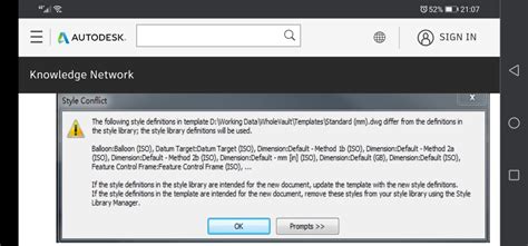 Style Conflict Autodesk Community