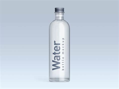 Free Glass Water Bottle Mockup Psd Set Good Mockups