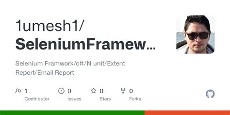 GitHub 1umesh1 SeleniumFramework Selenium Framwork C N Unit Extent