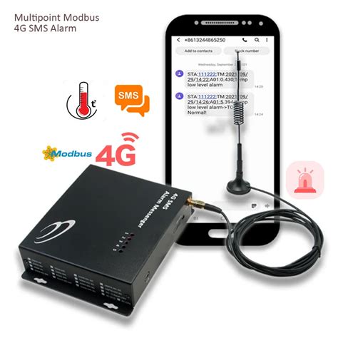 Pulse Counter Modbus 4g Alarm Messenger Wireless Gsm Alarm System 4g