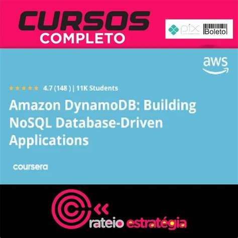 Amazon Dynamodb Building Nosql Database Driven Applications Edx [inglês] Rateio Estrategia