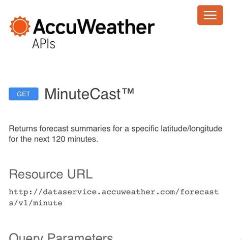Now That Accuweather Has An Api For Their Minitecast Feature Are There Any Plans For