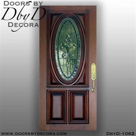 Custom Leaded Glass Oval Replacement Door Entry Doors By Decora