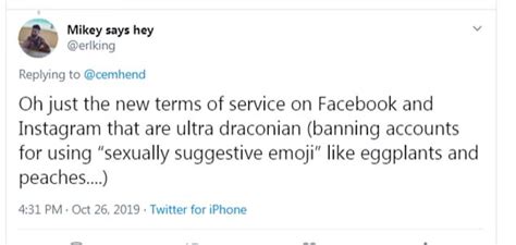 Instagram And Facebook Ban Sexual Use Of Emojis Including The Eggplant And Peach Daily Mail