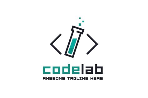 Code Lab Logo Template Branding And Logo Templates ~ Creative Market