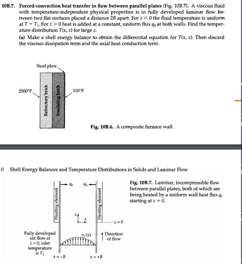 10b 7 Forced Convection Heat Transfer In Flow Between Parallel Plates Fig 10b 7 A Viscous