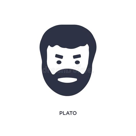 Plato Icon On White Background Simple Element Illustration From Greece