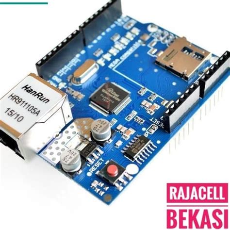 Jual Ethernet Shield W5100 For Arduino Uno Mega R3 Development Board Shopee Indonesia