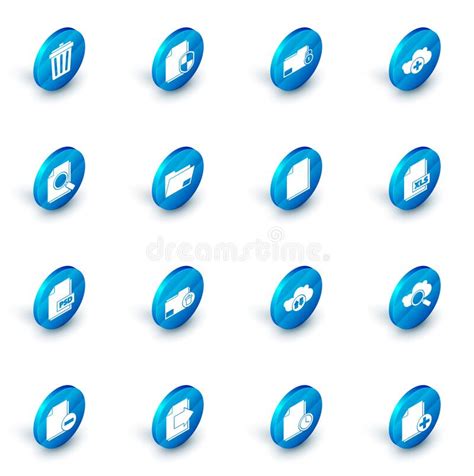 Set Document Protection Concept Folder And Lock Add Cloud With Search Psd File Document