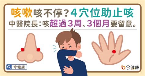 咳嗽咳不停？4穴位助止咳！中醫院長：咳超過3周、3個月要留意。 蕃新聞