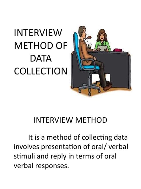 Interview Method Of Data Collection Pdf Interview Psychological