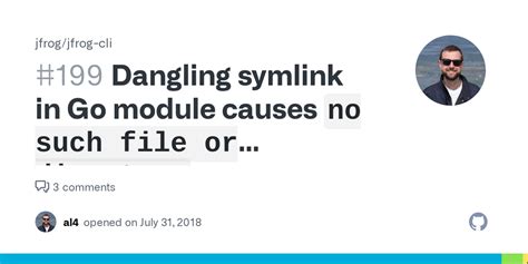 Dangling Symlink In Go Module Causes `no Such File Or Directory