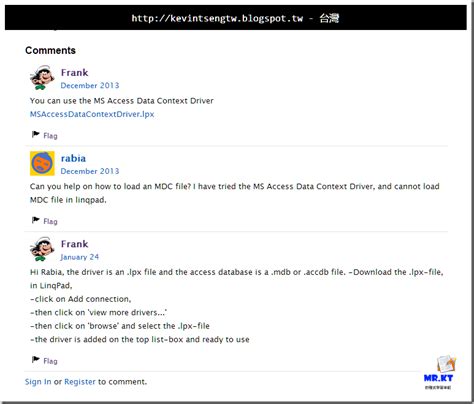 Mrkt 的程式學習筆記 Linq 與 Access 使用 Linqpad