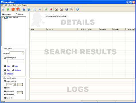 Network File Search Tool To Find Files In Local Area Network LAN Contols