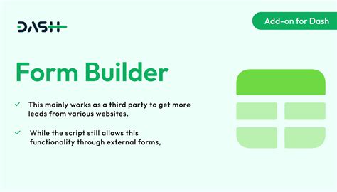 Form Builder Dash Saas Add On