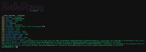 Github Ir4n14ninstagram Recon This Tool Is Used To Get The Public