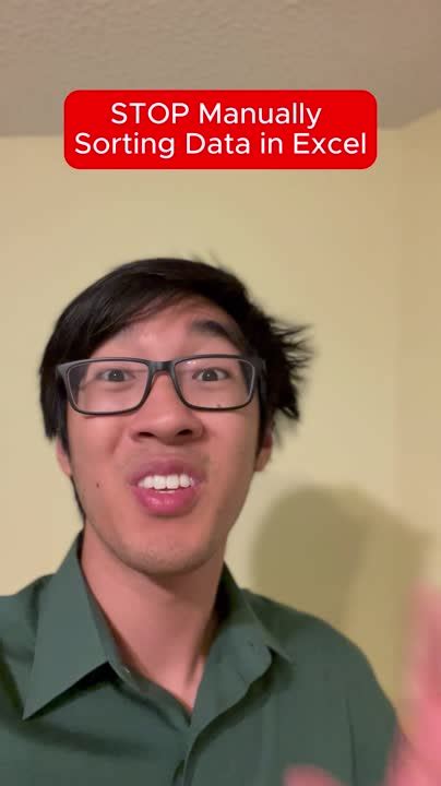 Grant Huang On Linkedin How To Sort Data Automatically In Excel