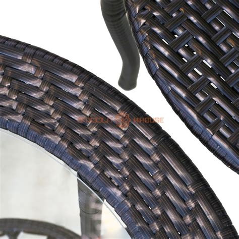 მაგიდა 2 სკამით Pe 001 ყავისფერი