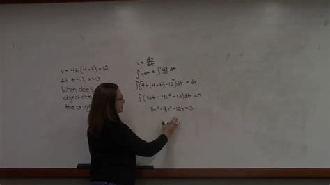Kinematics With Integration Ii Youtube