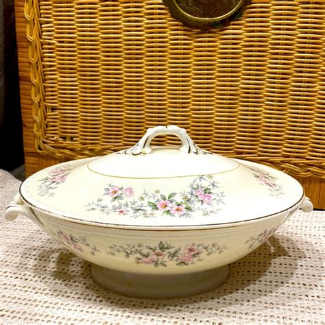 Homer Laughlin Dining Vintage 5th Homer Laughlin Georgian Eggshell Covered Lid Serving