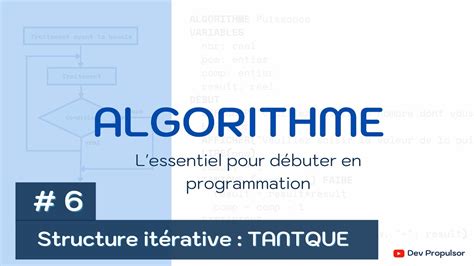 Algorithme 6 Les Structures Itératives Tantque Youtube