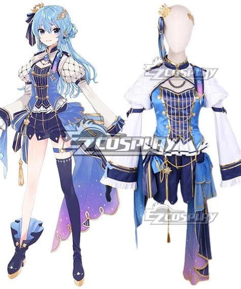Virtual Youtuber Hololive Hoshimachi Suisei Premium Edition Cosplay Costume
