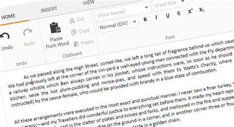 HTML Editor For ASP NET Web Forms MVC DevExpress