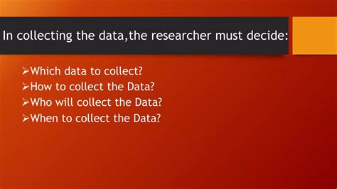 Methods Of Data Collection Research Methodology Pptx