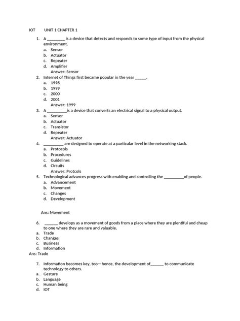 Internet Of Things Tybsc It Iot Chapter 1 Pdf Internet Of Things Computer Network